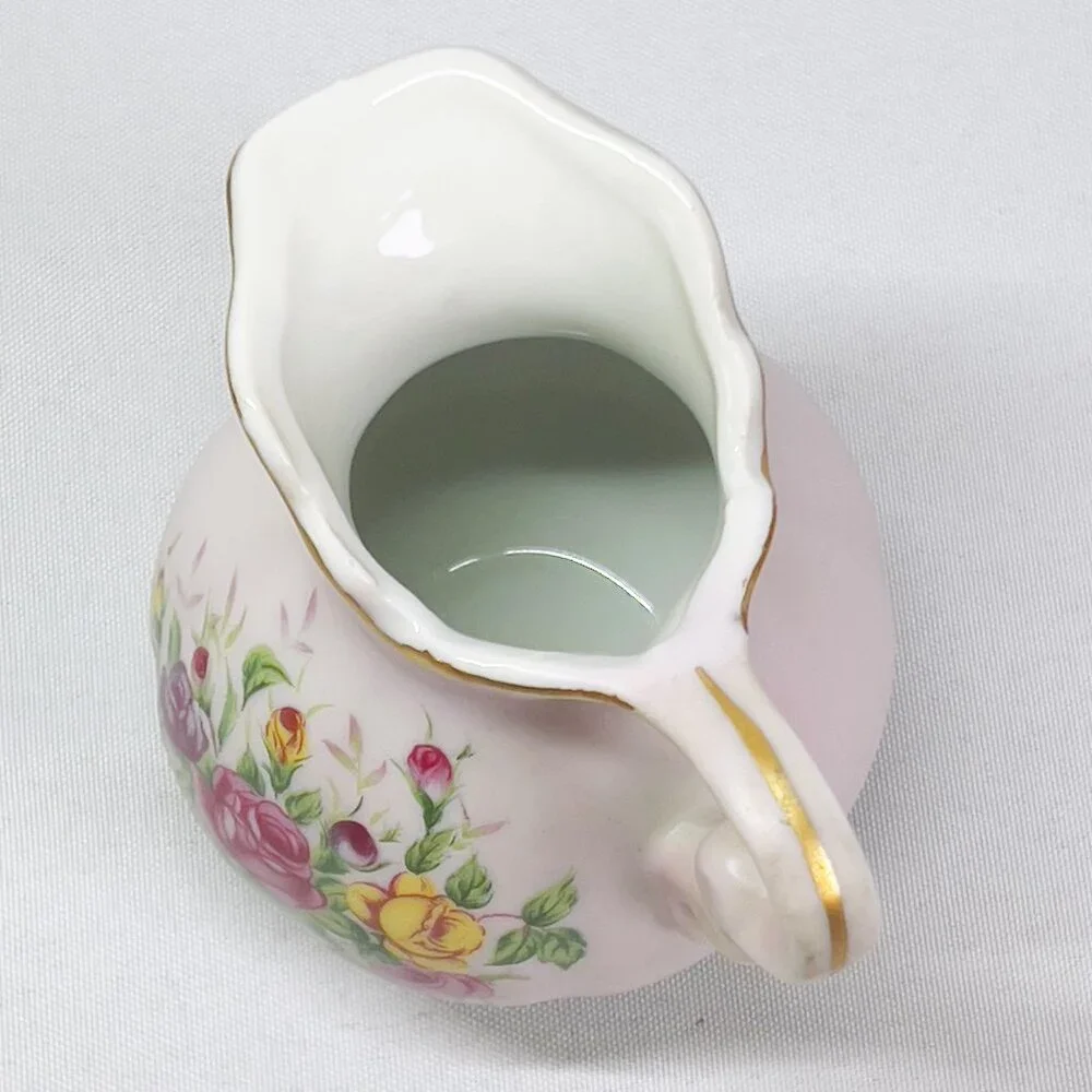 Lefton | Accents | Lefton Pink China Creamer Vintage Hand Painted Small ...